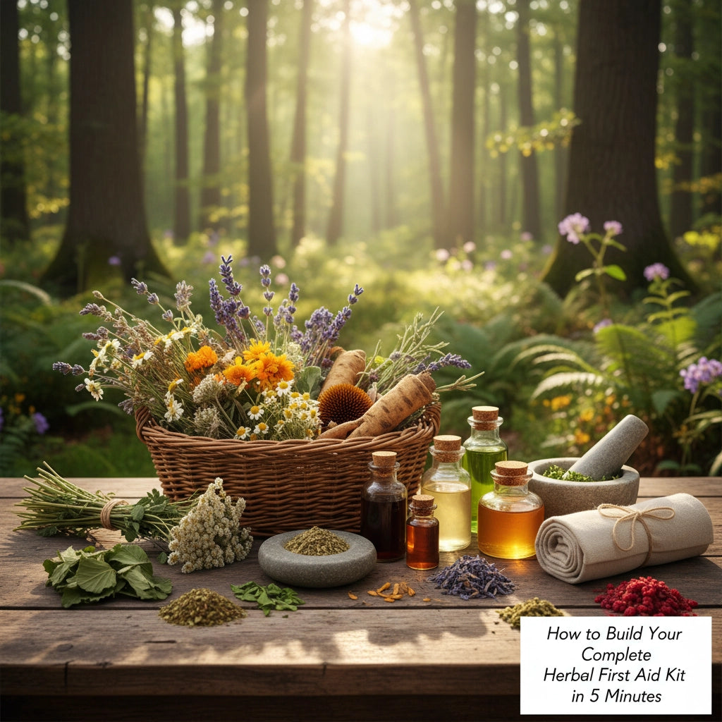 How to Build Your Complete Herbal First Aid Kit in 5 Minutes – AEtherbal