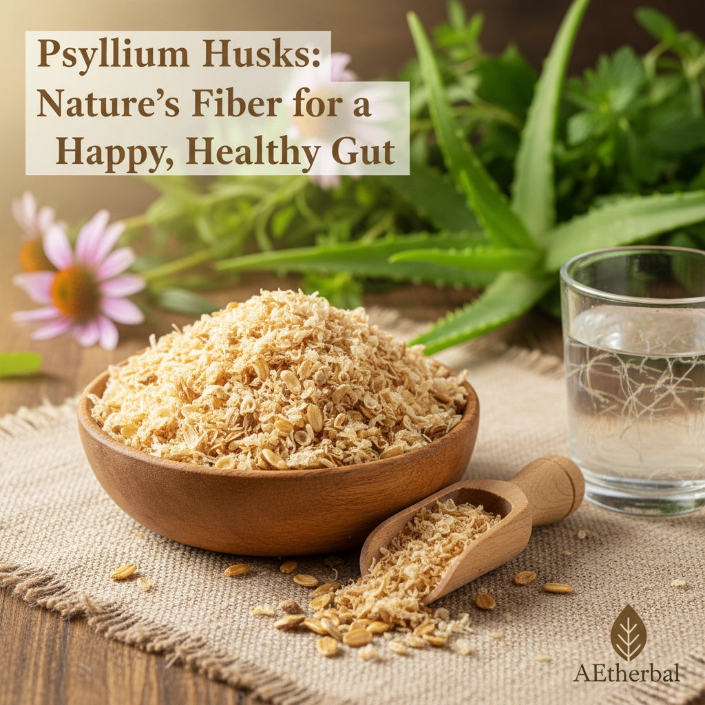Psyllium Husks: Nature's Fiber for a Happy, Healthy Gut – AEtherbal